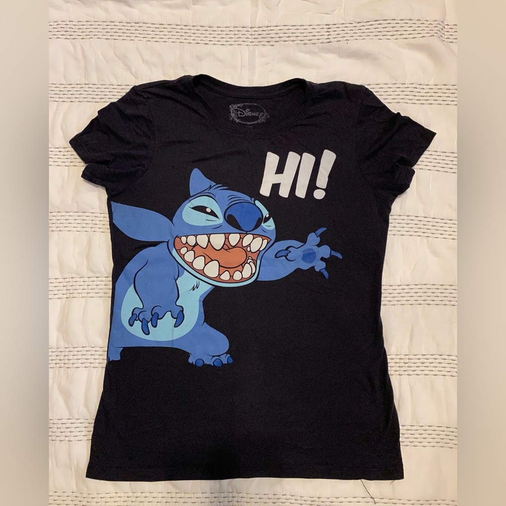 Lilo And Stitch Graphic Short Sleeve Shirt - Gem
